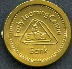 Coins: early learning centre elc £1