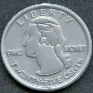 Coins: PMG money 25c
